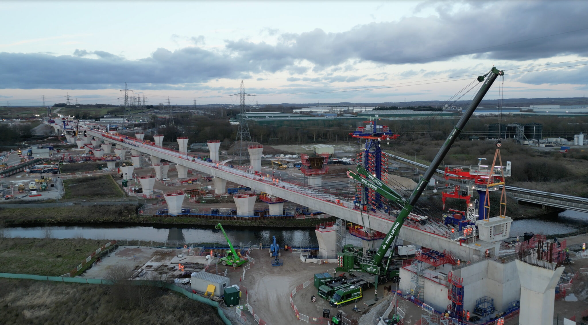 HS2 reveals first completed viaduct at Delta Junction – Highways News