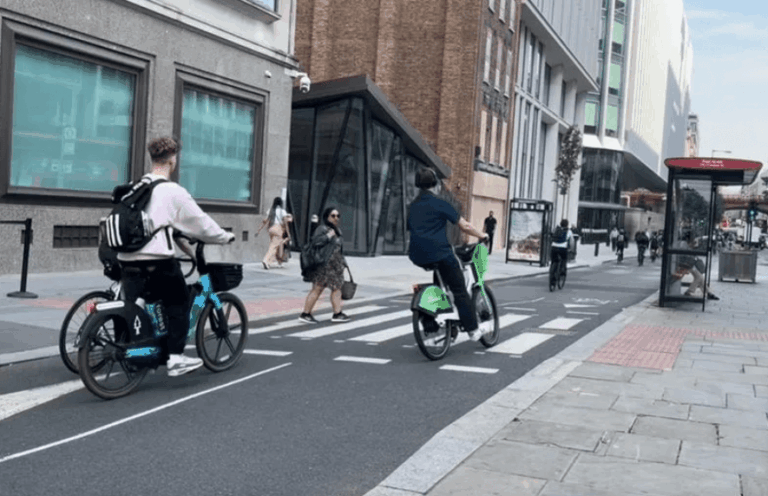 Call for ‘immediate halt’ on floating bus stops as video shows cyclists ...