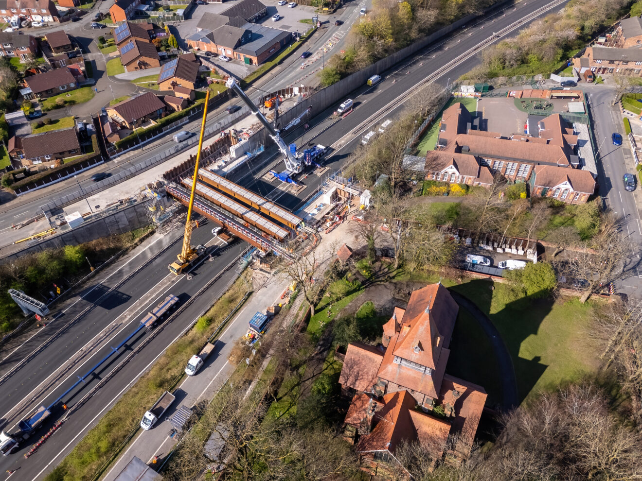 Key milestone reached in £23m National Highways bridge replacement ...